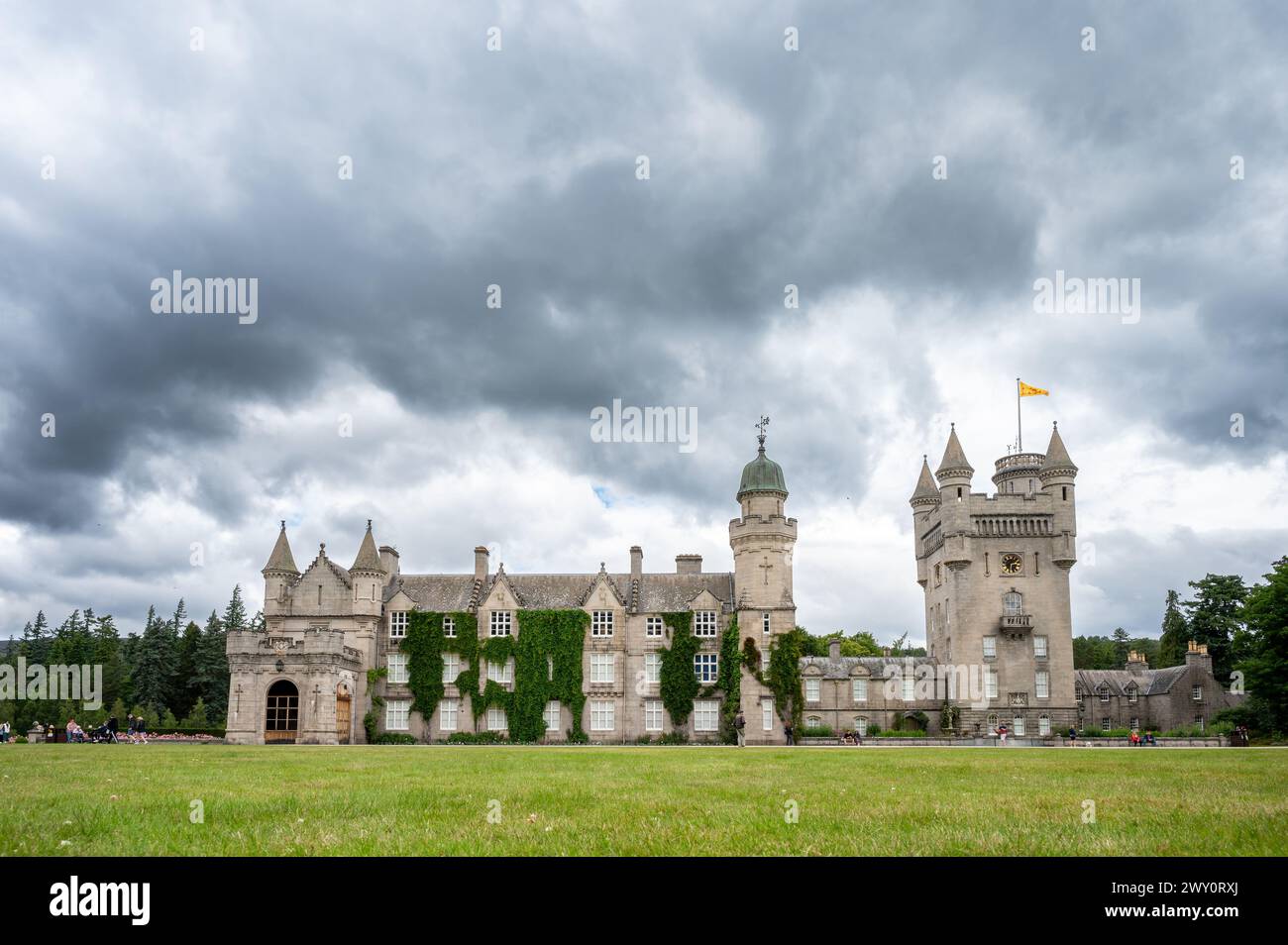 Balmoral Castle Estate, the summer residence of the British Royal ...