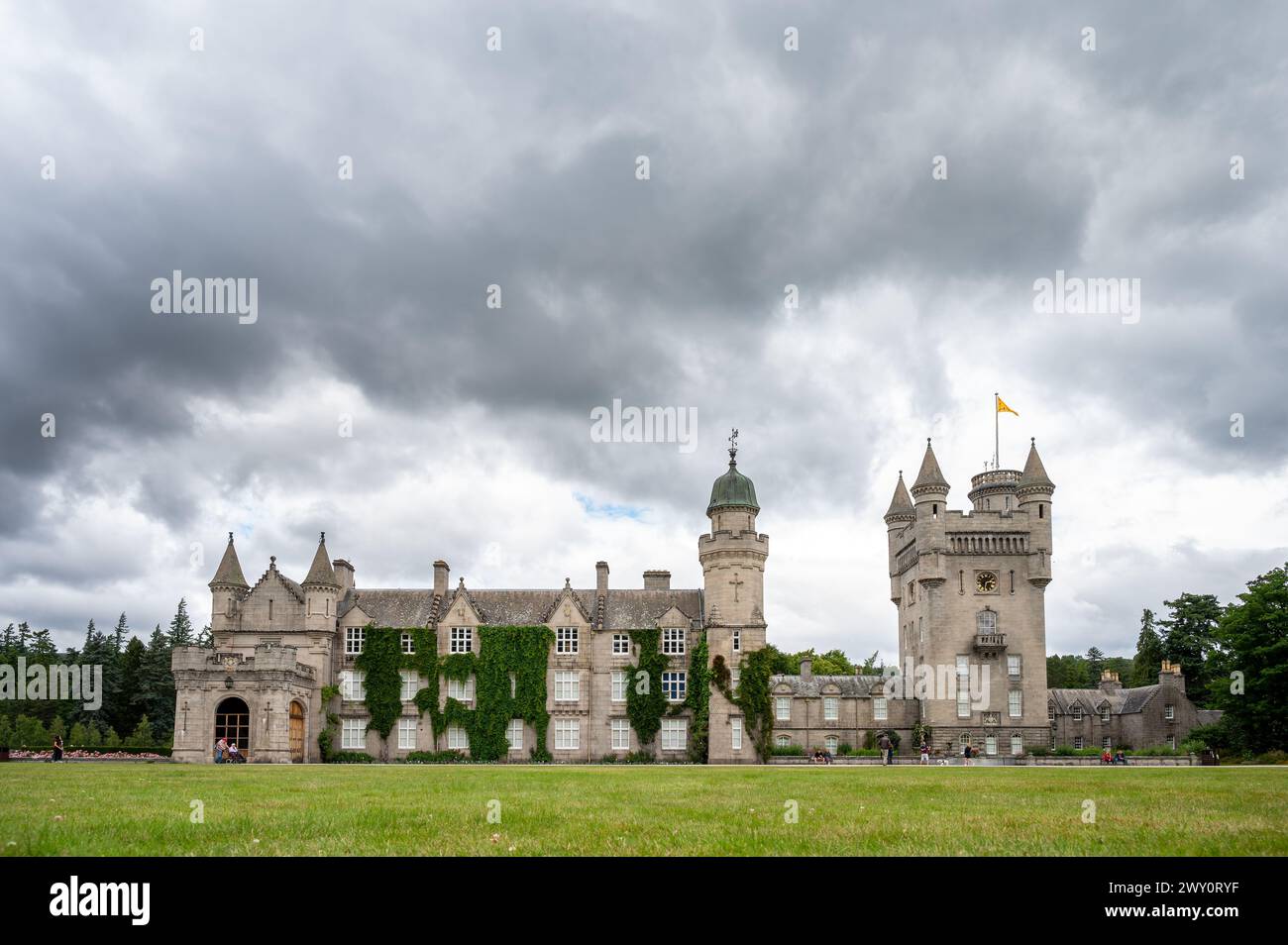 Balmoral Castle Estate, the summer residence of the British Royal ...