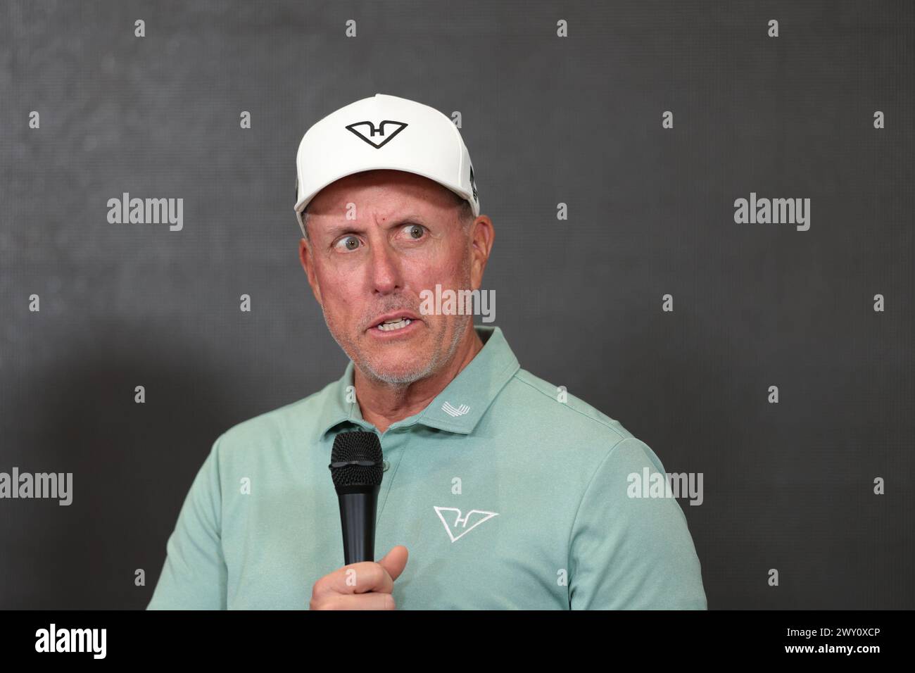 DORAL, FL-APRIL 3: Phil Mickelson (HyFlyers GC Captain) is seen during ...