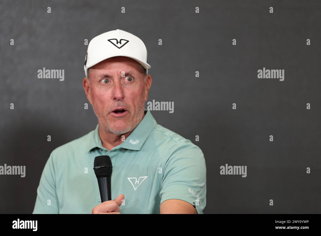 DORAL, FL-APRIL 3: Phil Mickelson (HyFlyers GC Captain) is seen during ...
