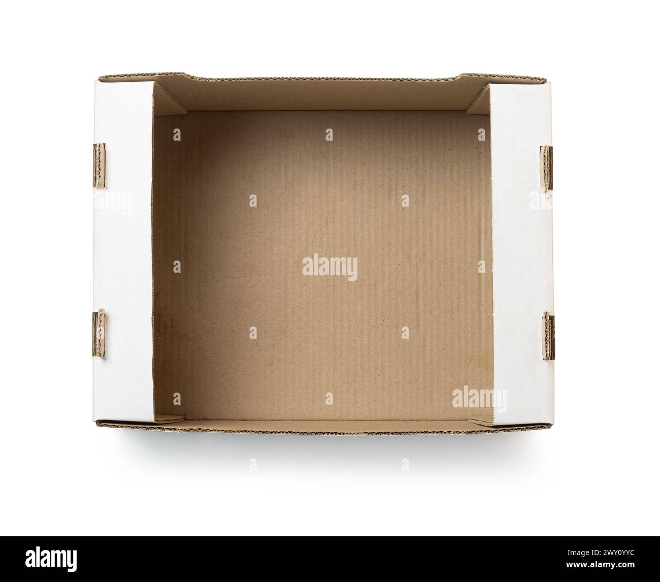 Empty Cardboard box for vegetables, fruits and other things isolated on ...