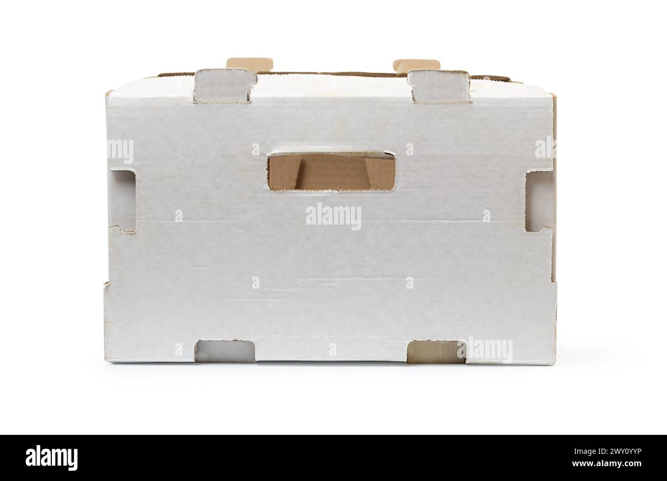 Empty Cardboard box for vegetables, fruits and other things isolated on ...