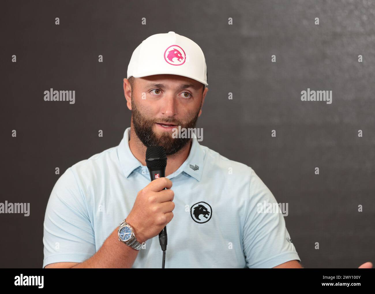 DORAL, FL-APRIL 3: Jon Rahm (Legion XIII Captain) is seen during the ...