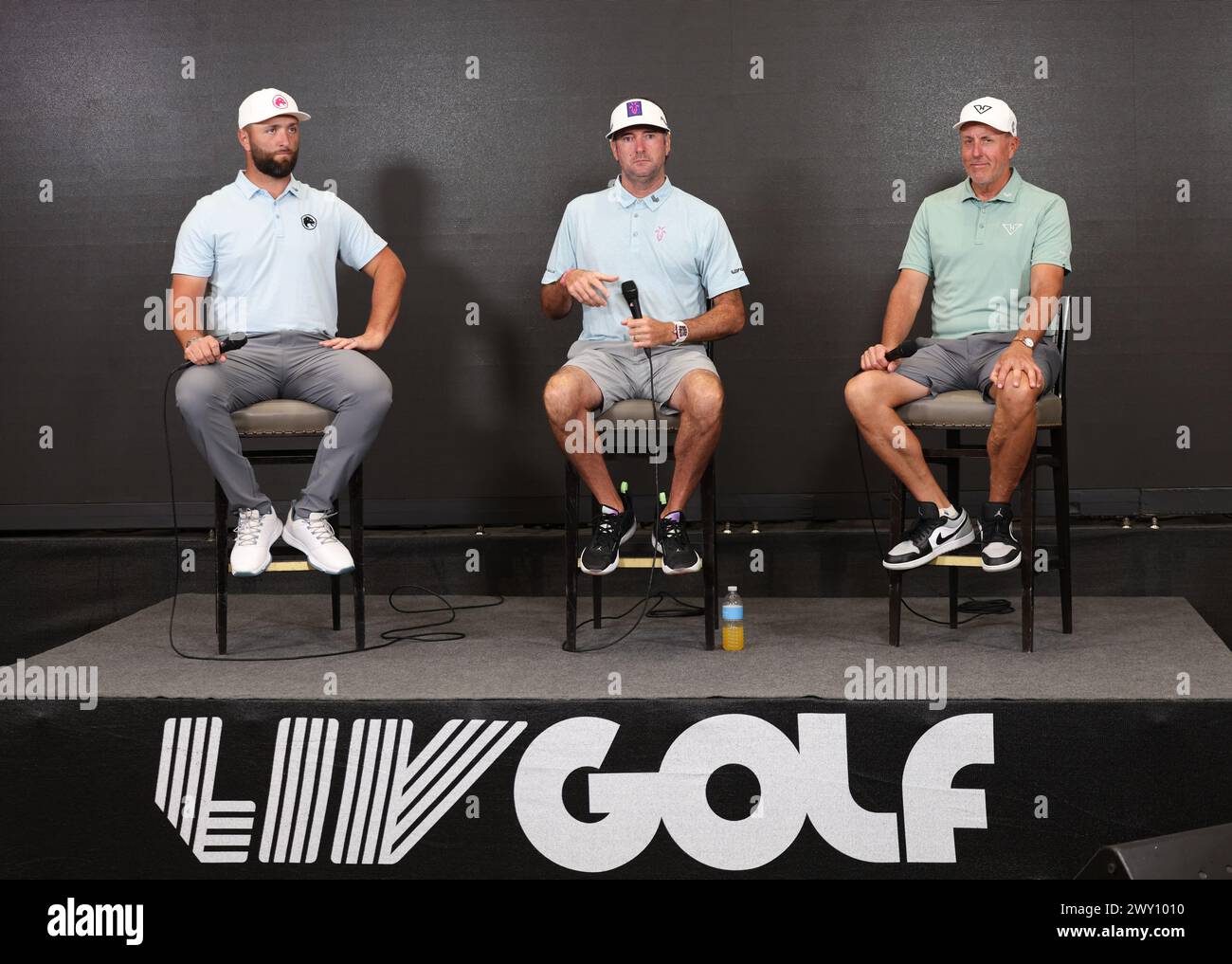 DORAL, FL-APRIL 3: Jon Rahm (Legion XIII Captain), Bubba Watson ...