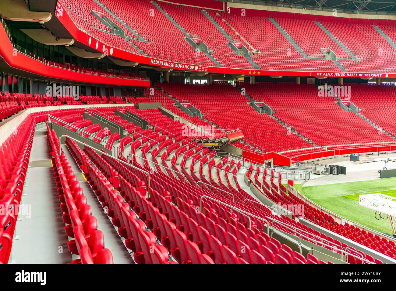 amsterdam, netherlands, 29 march 2024, empt seats in the football ...