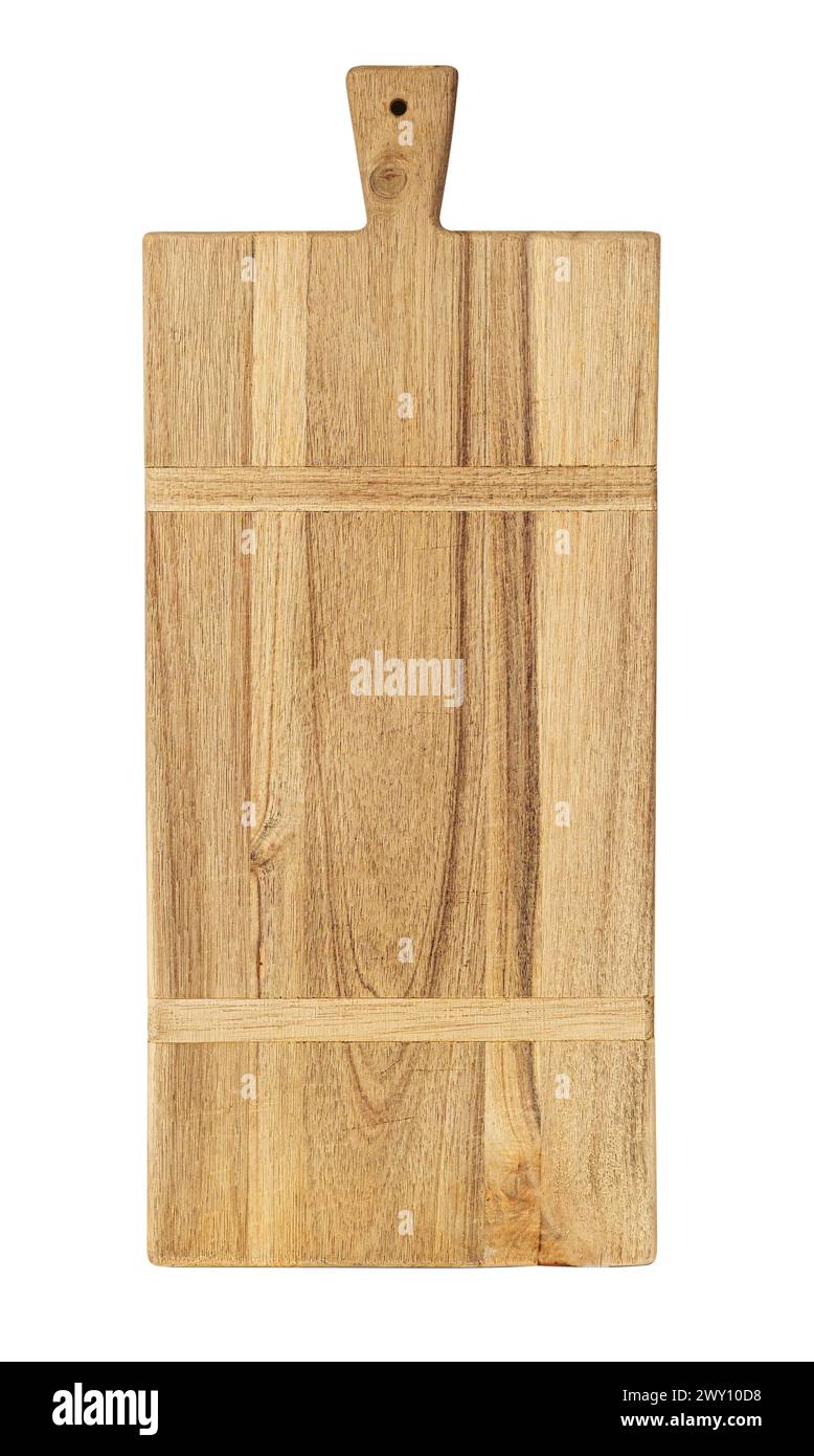 wood chopping board, handmade wood chopping board isolated on white ...