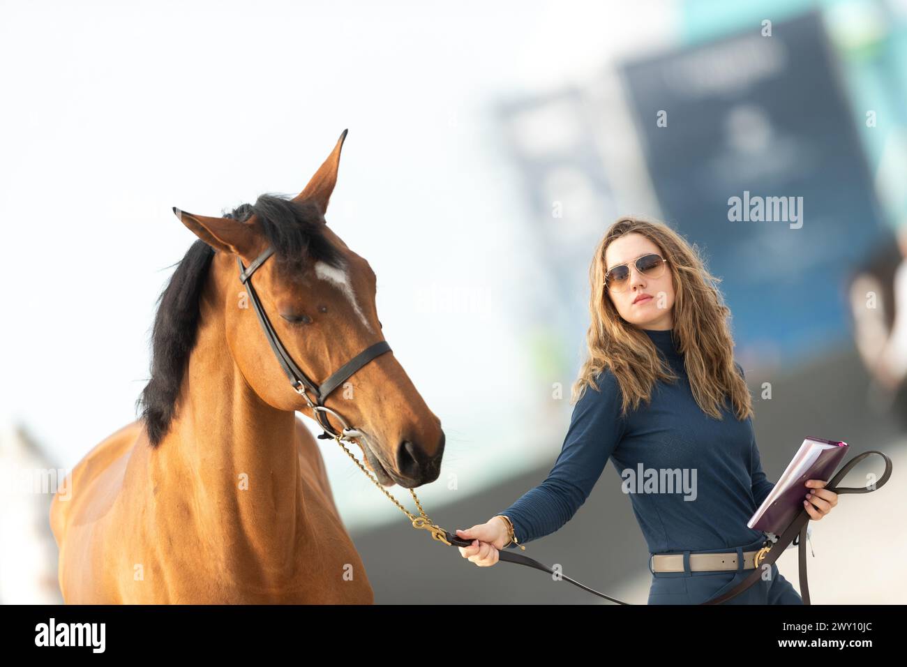 Miami Beach, USA - April 3, 2024. The second leg of the 2024 Longines ...