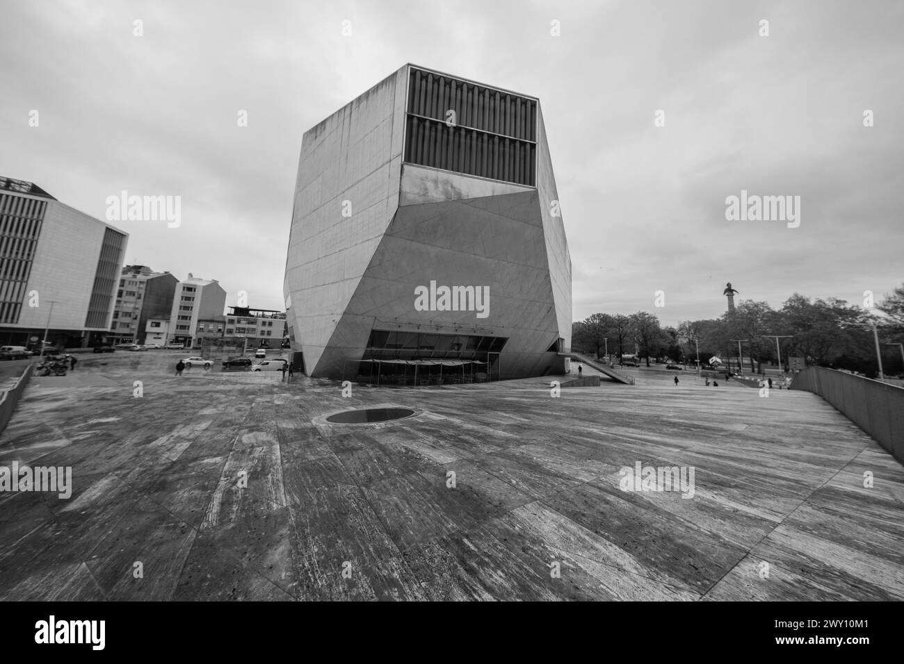 view of the Casa de Musica Concert Hall by architect Rem Koolhaas ...