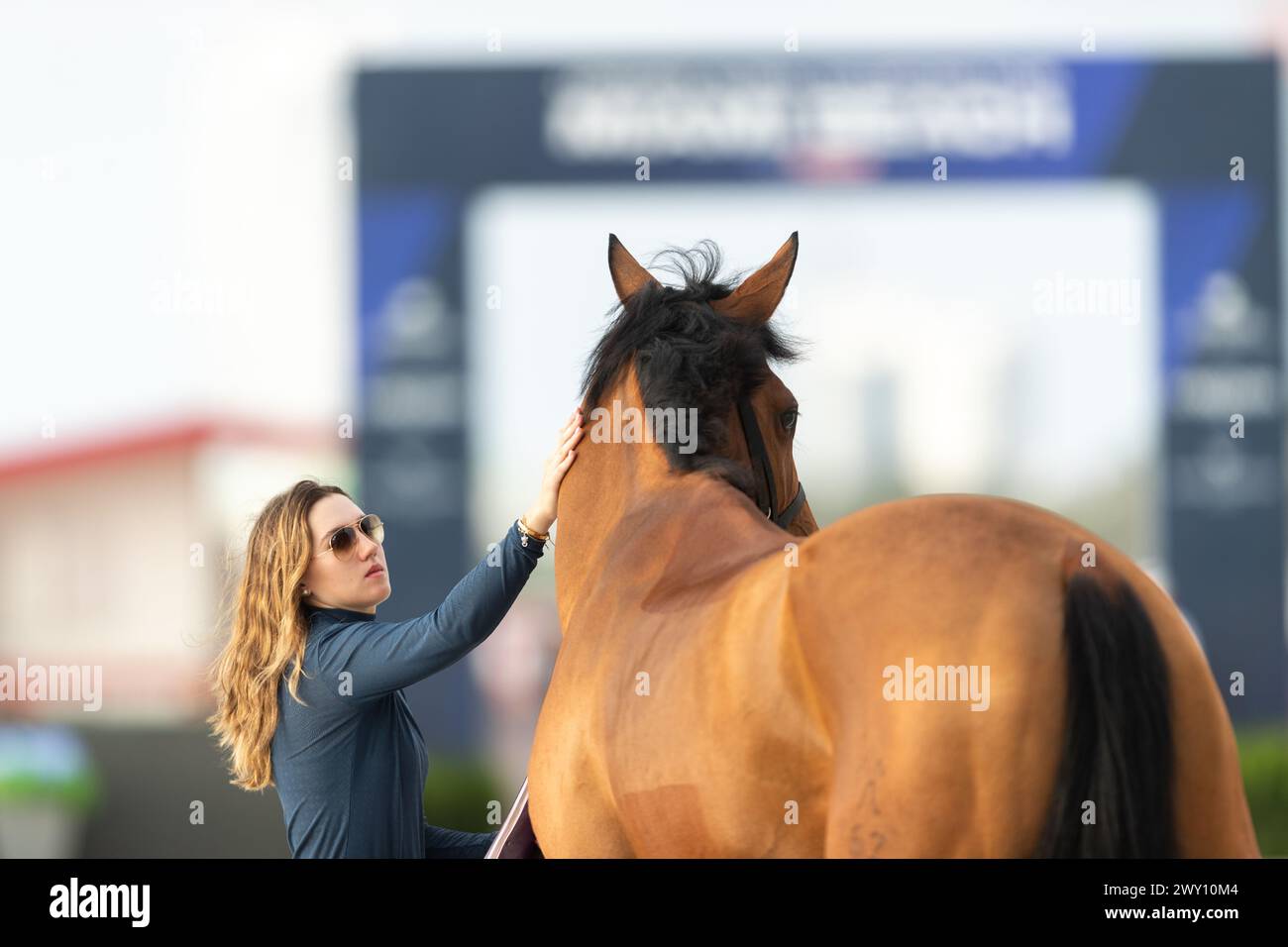 Miami Beach, USA - April 3, 2024. The second leg of the 2024 Longines ...