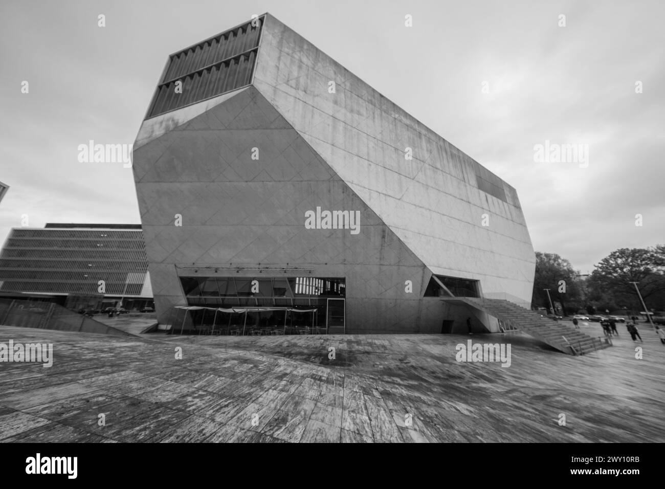 view of the Casa de Musica Concert Hall by architect Rem Koolhaas ...