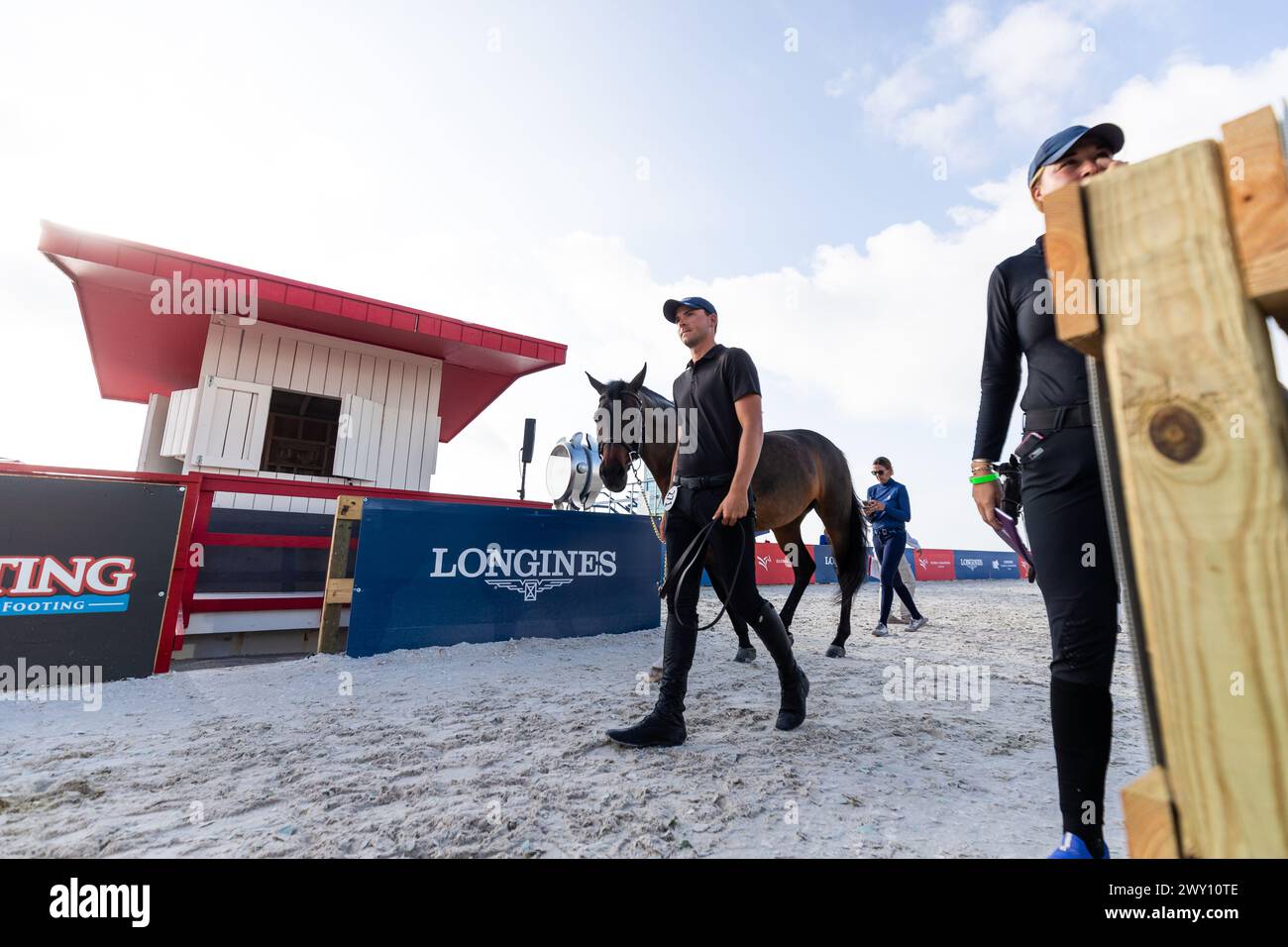 Miami Beach, USA - April 3, 2024. The second leg of the 2024 Longines ...