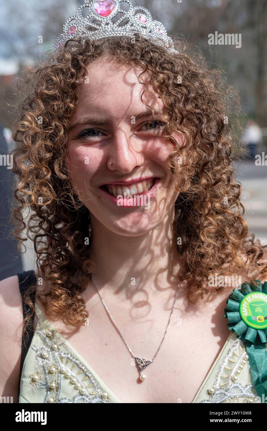 Muenchen, St. Patricks Day, Parade Prinzessin Orla Geary *** Munich, St ...