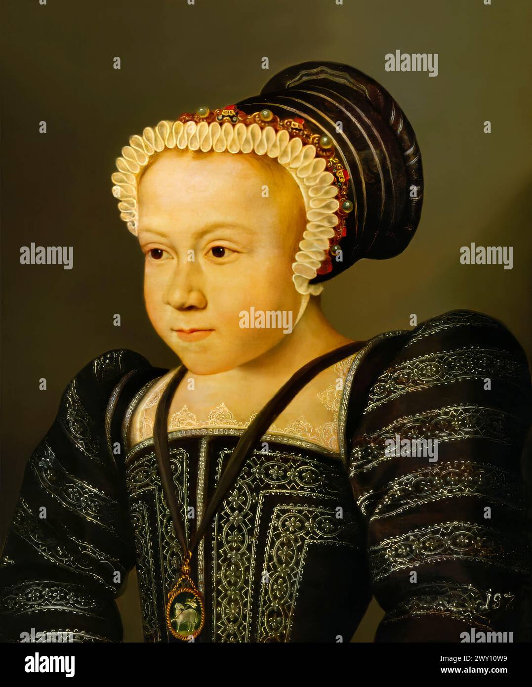 Margaret of Valois, La Reine Margot, Queen of France, 1553 – 1615 Stock ...