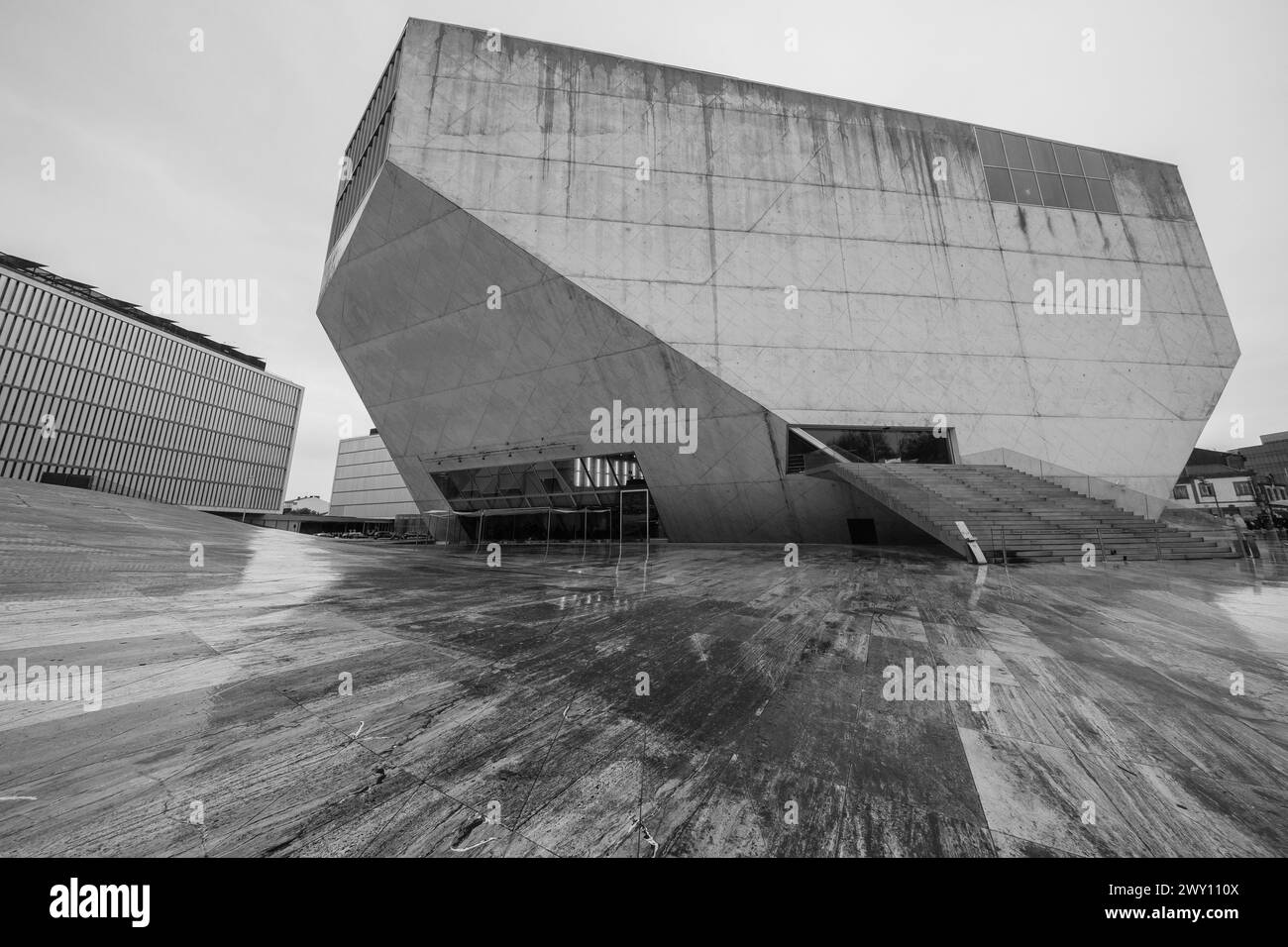 view of the Casa de Musica Concert Hall by architect Rem Koolhaas ...
