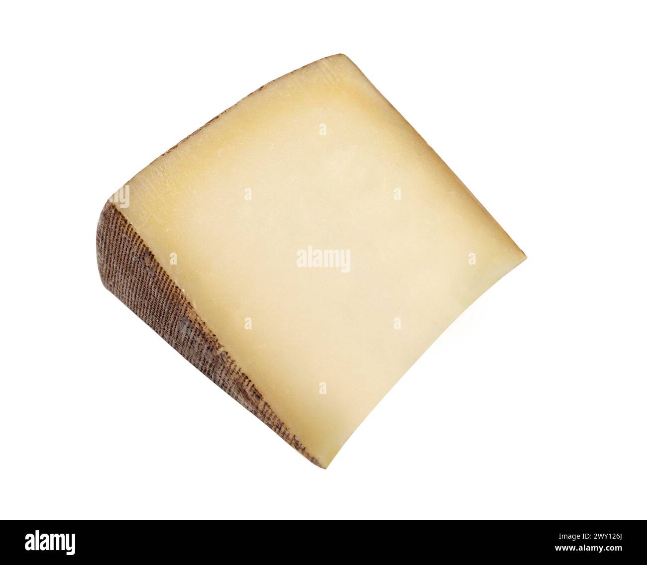 Block of tasty cheese isolated on white background. with clipping path ...