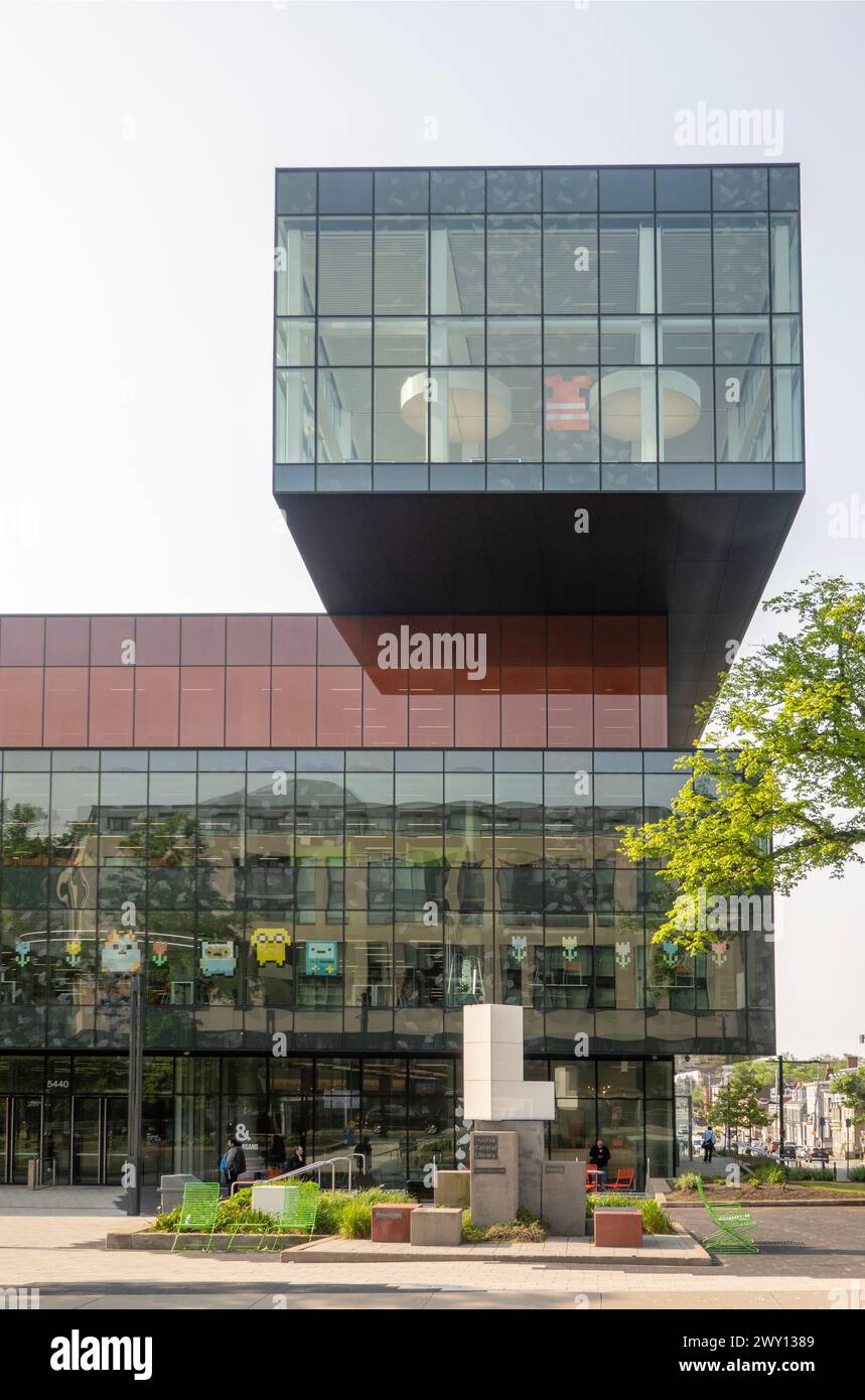 Halifax Central library building in downtown Halifax Nova Scotia Stock ...