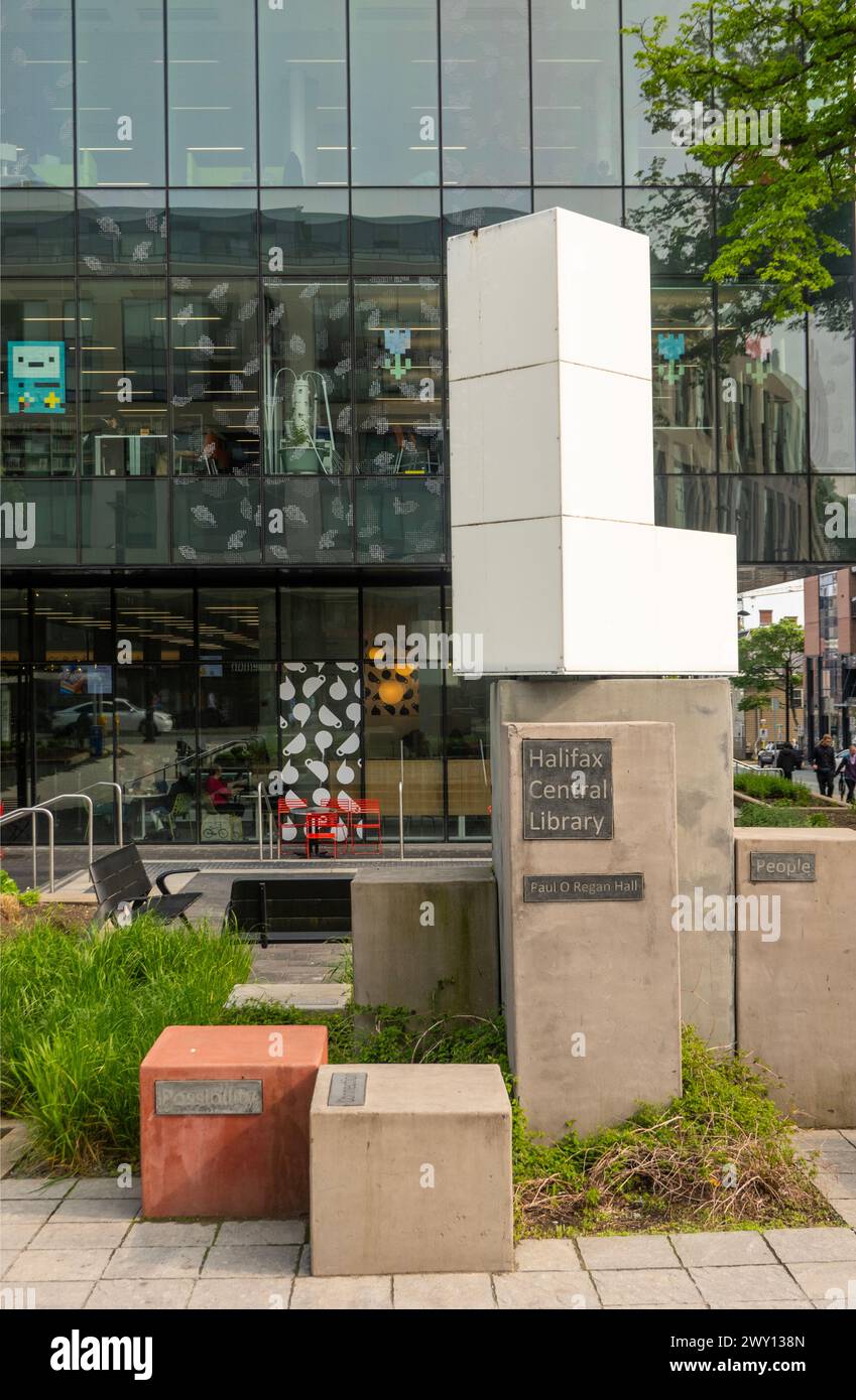 Halifax Central library building in downtown Halifax Nova Scotia Stock ...