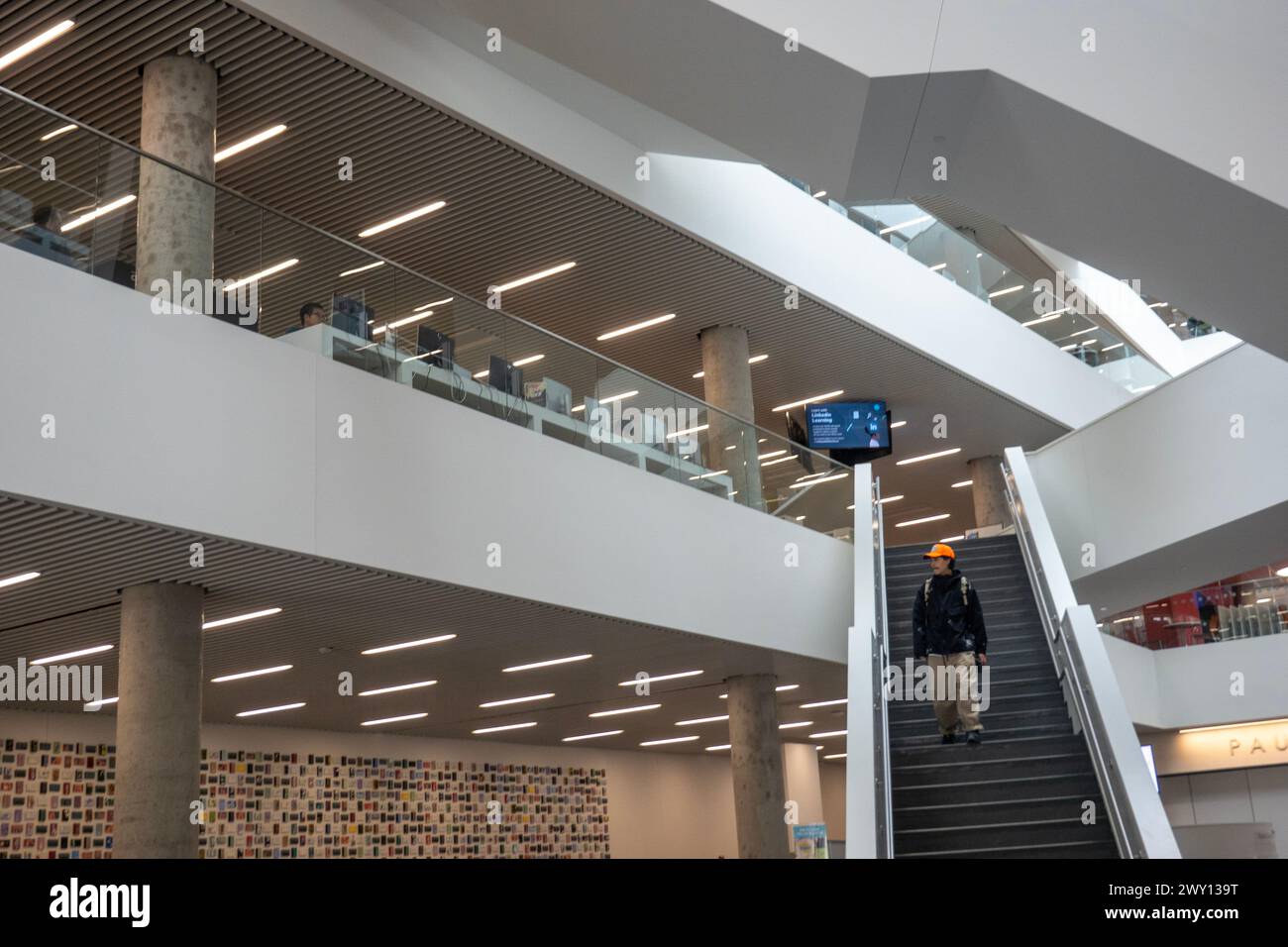Halifax Central library building in downtown Halifax Nova Scotia Stock ...