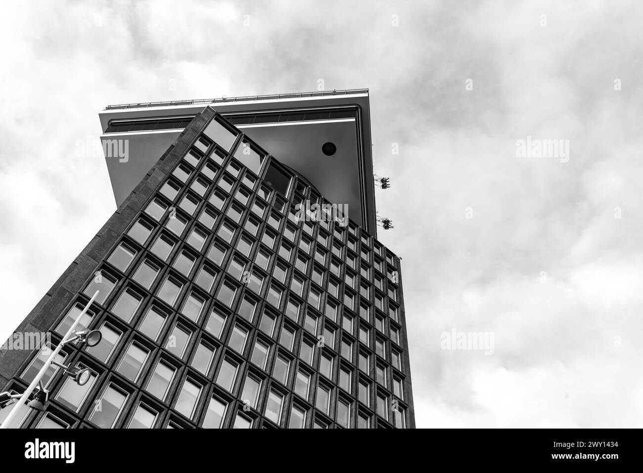 amsterdam, netherlands, 30 march 2024, swing on the adam lookout tower ...