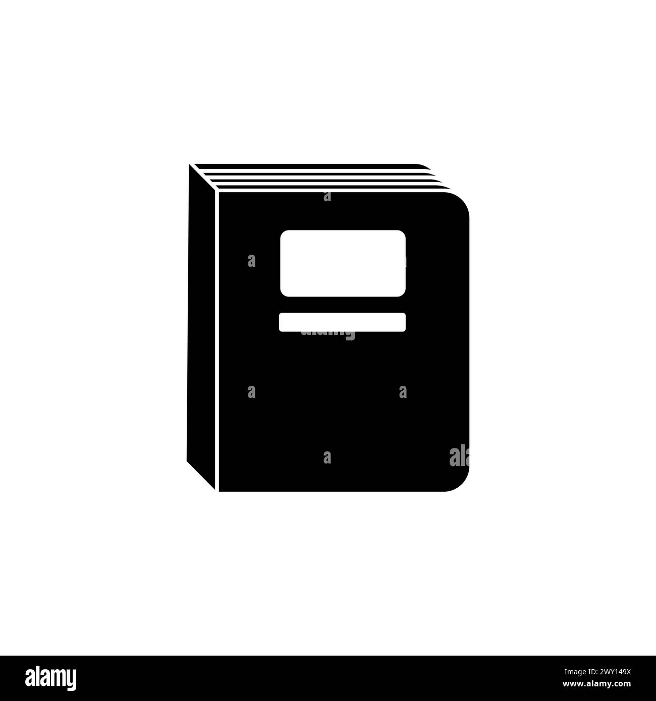 Document Folder flat vector icon. Simple solid symbol isolated on white ...