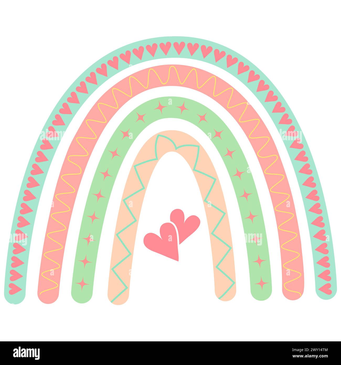 Boho love Stock Vector Images - Alamy