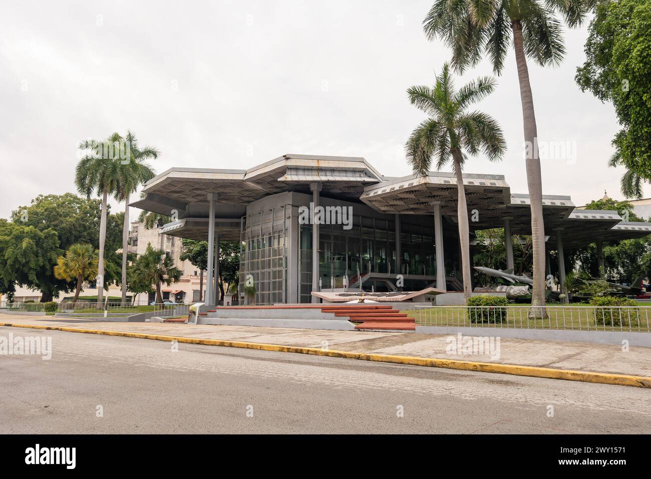 HAVANA, CUBA - AUGUST 28, 2023: Havana Museum and Granma Memorial with ...
