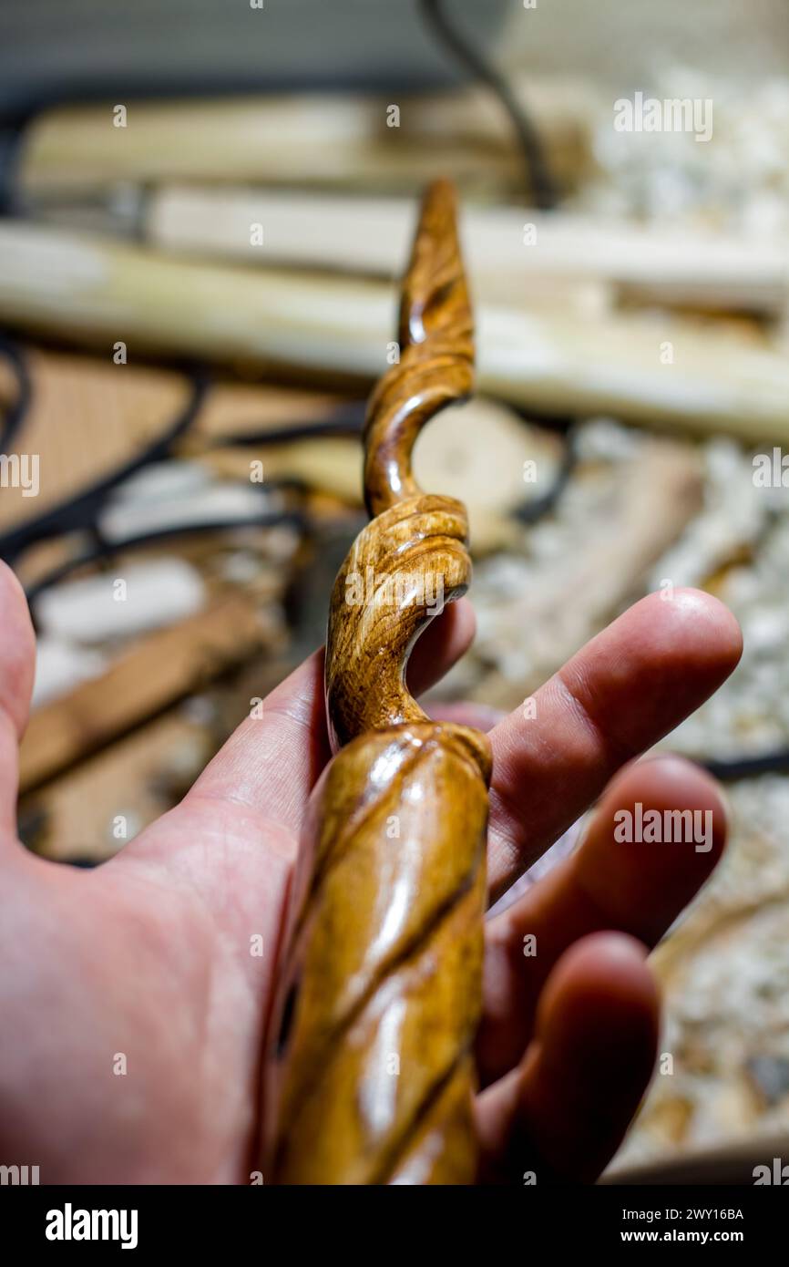 Magic wand in hand hi-res stock photography and images - Alamy