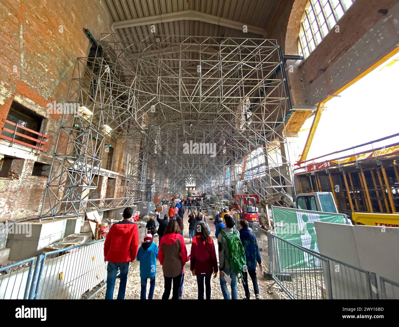 Das umstrittene Bauprojekt Stuttgart 21 nimmt Gestalt an, hier der ...