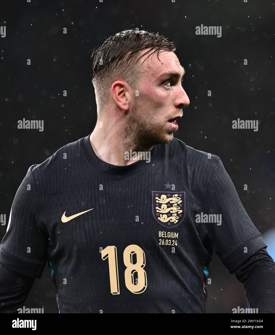 LONDON, ENGLAND - MARCH 26: Jarrod Bowen during the international ...