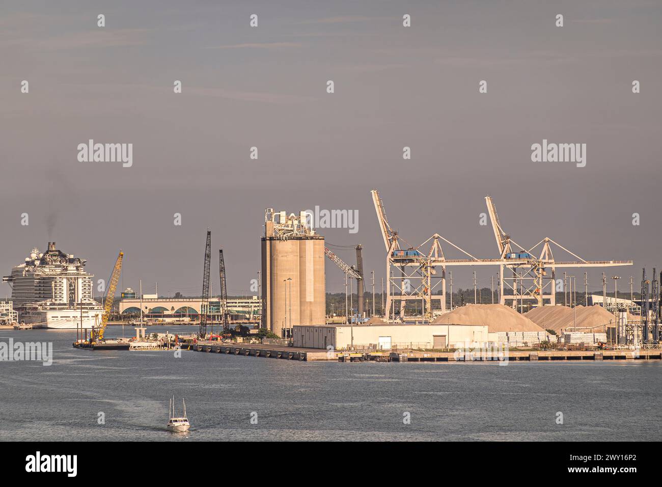 Port Canaveral, Florida, USA - July 30, 2023: Giant MSC Seaside cruise ...