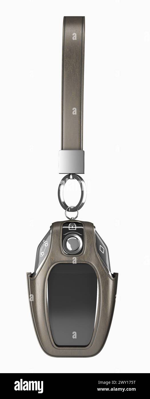 Car remote control key isolated realistic 3d model Automobile alarm ...