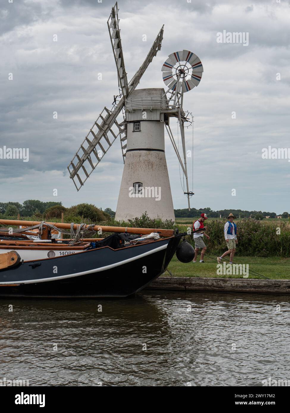 Thurne Windmill at Thurne in Norfolk, England, UK Stock Photo - Alamy