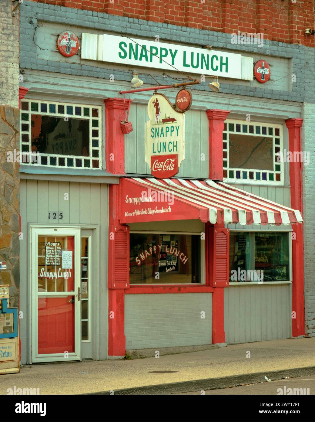 Snappy lunch sign hi-res stock photography and images - Alamy