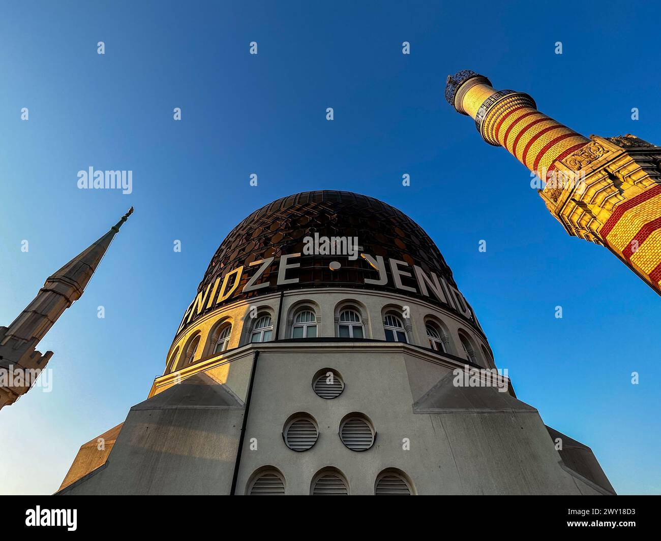 Yenidze is a former tobacco factory in Dresden. It designed in style of ...