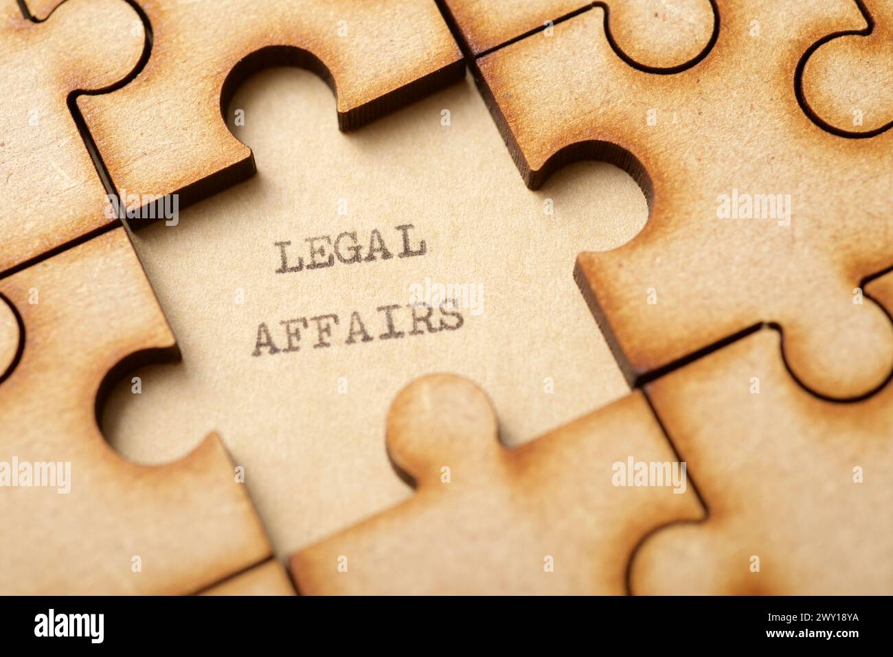 Legal affairs text written with a typewriter Stock Photo - Alamy