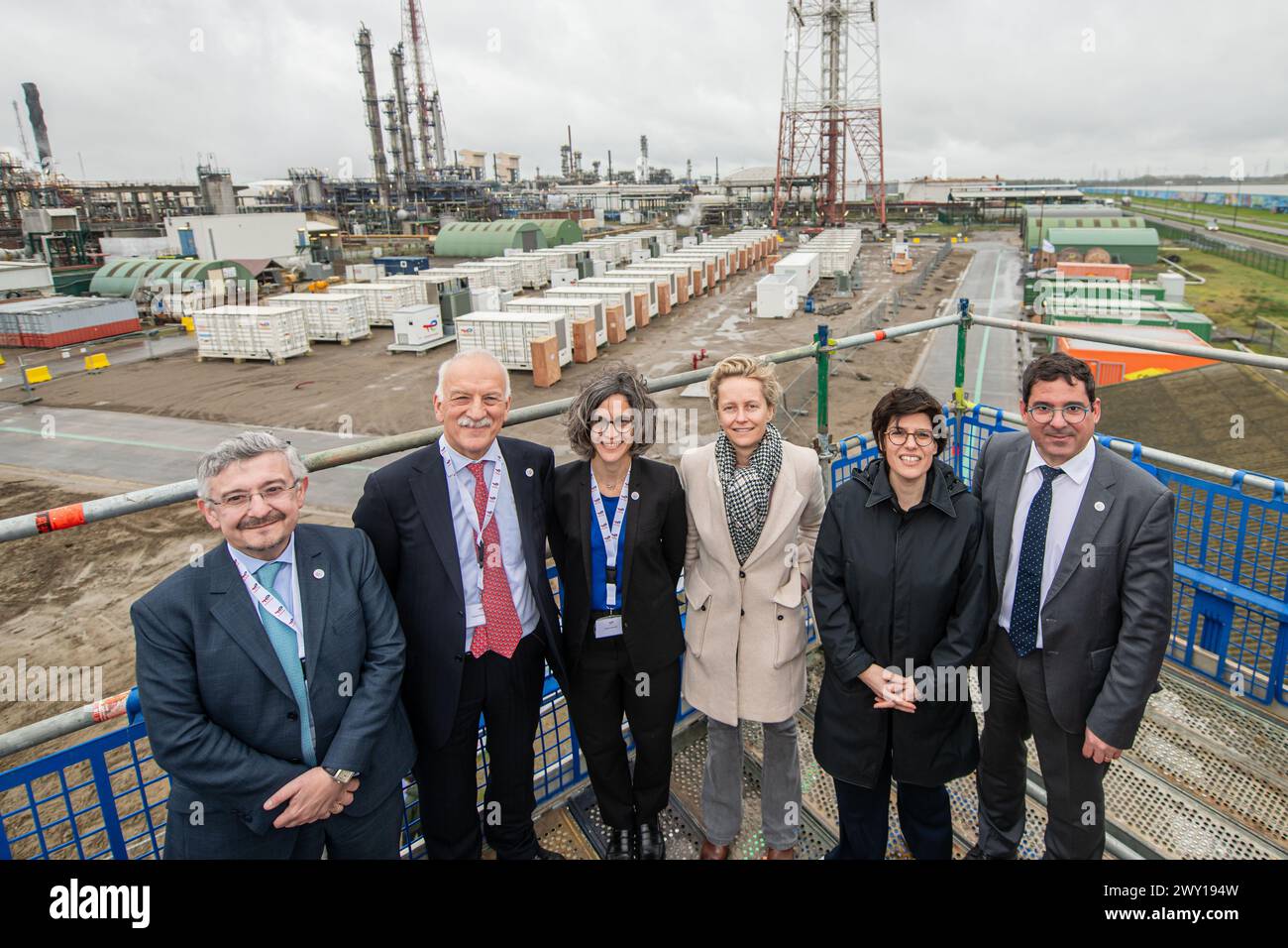 TotalEnergies' Jose-Ignacio Sanz(L), TotalEnergies Antwerp general ...