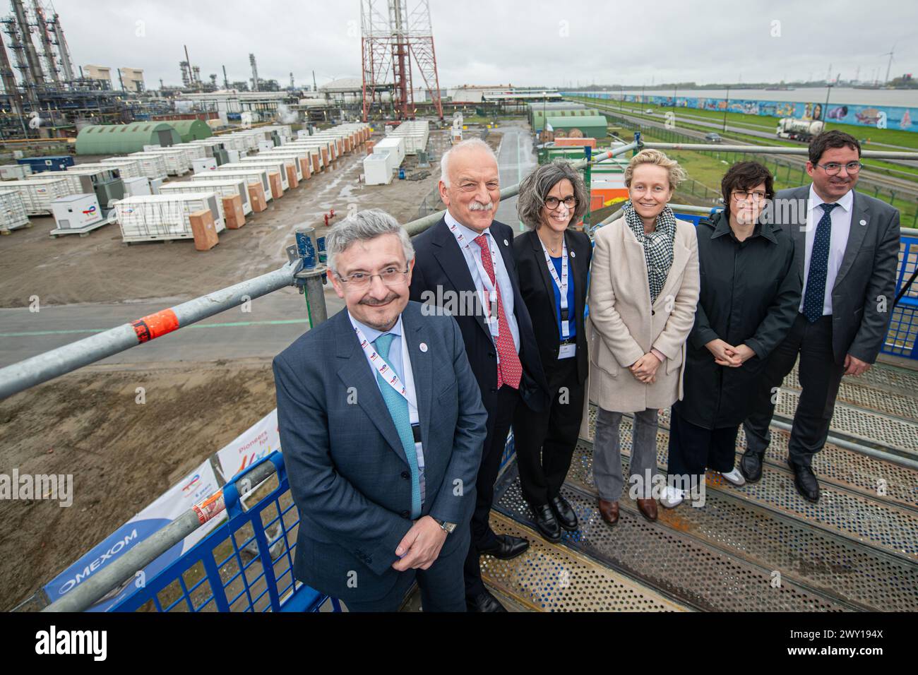 TotalEnergies' Jose-Ignacio Sanz(L), TotalEnergies Antwerp general ...