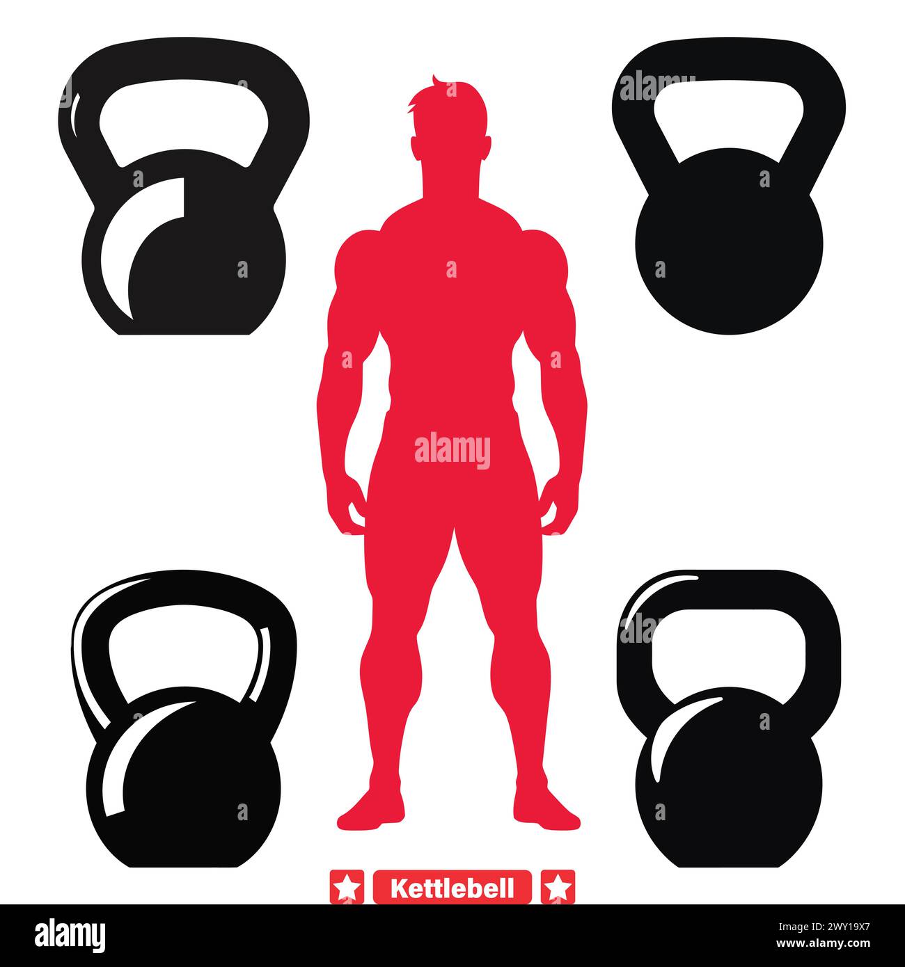 Kettlebell Fusion Blending Form and Function with High Quality Vector ...
