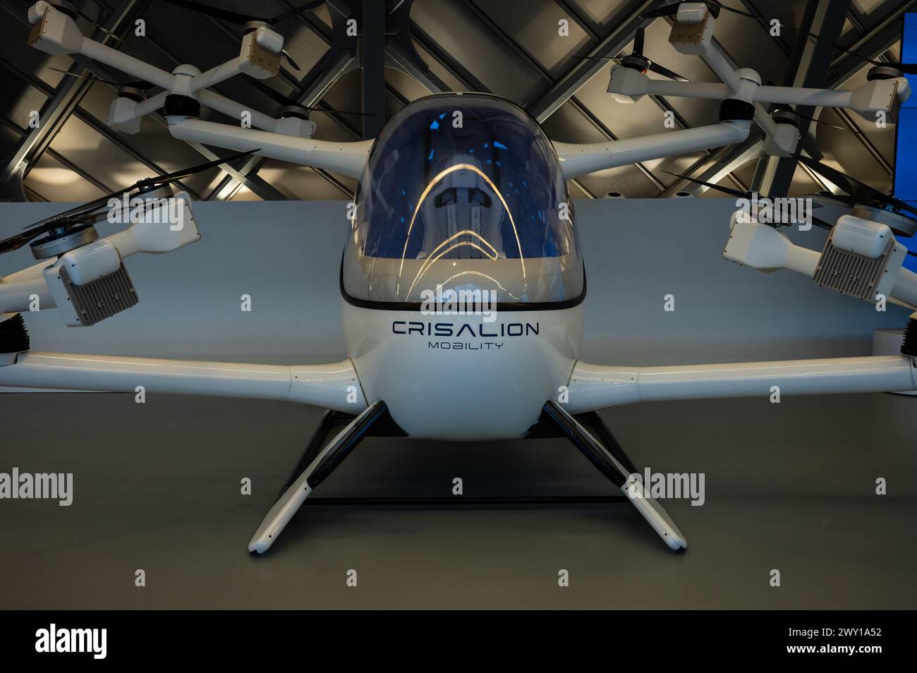 Crisalion Mobility urban air taxi. Mobility City Technology Museum in ...