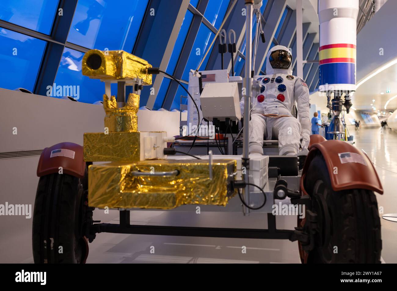 Lunar Roving Vehicle. Mobility City Technology Museum in Zaha Hadid’s ...