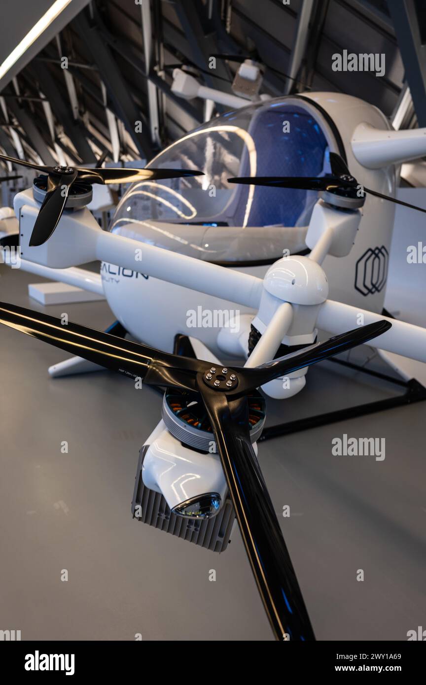 Crisalion Mobility urban air taxi. Mobility City Technology Museum in ...