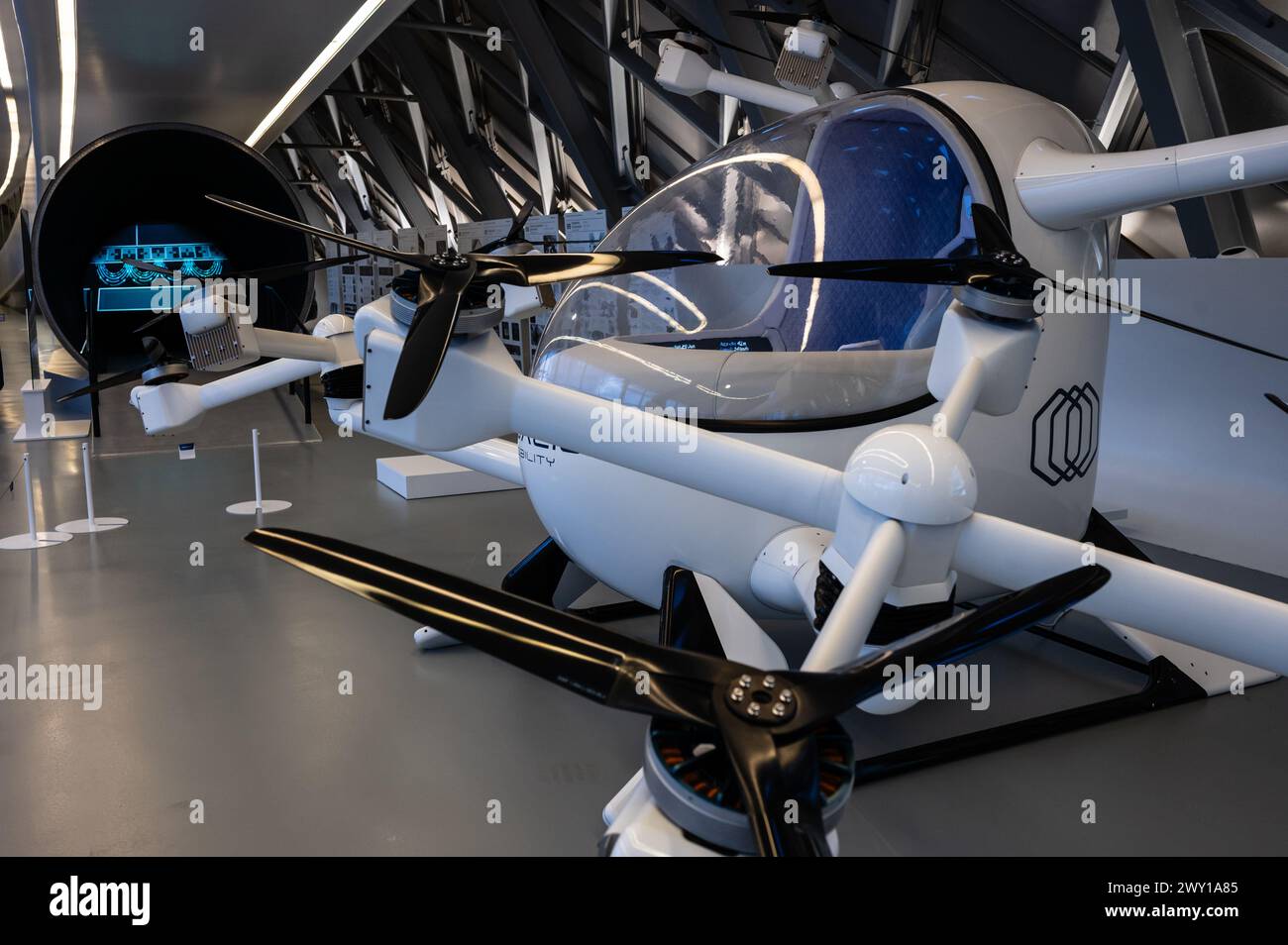 Crisalion Mobility urban air taxi. Mobility City Technology Museum in ...