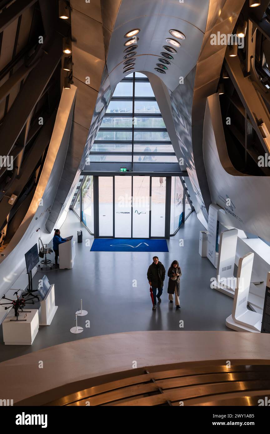 Mobility City Technology Museum in Zaha Hadid’s Bridge (Bridge Pavilion ...