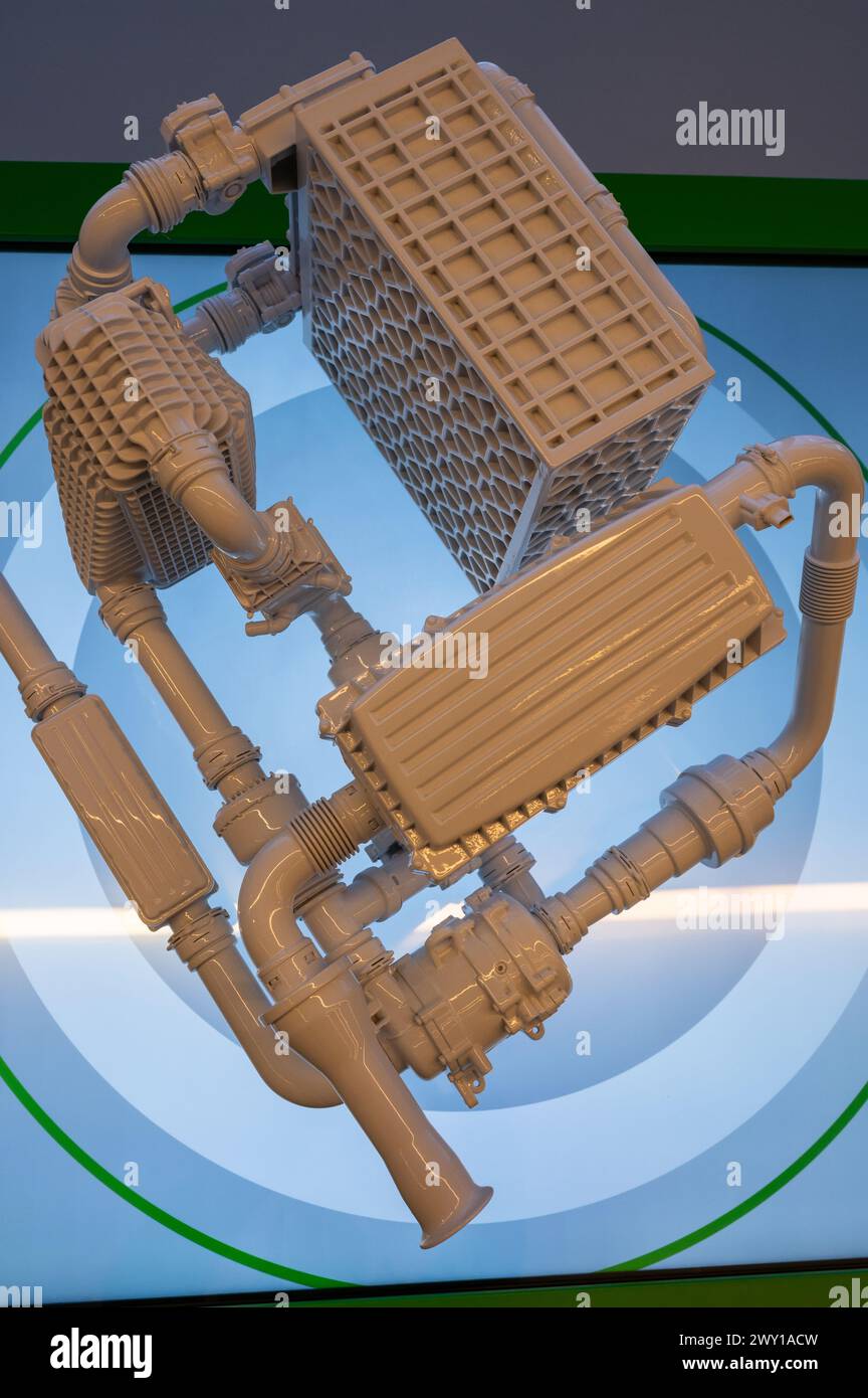 Filtration system for fuel cells. Mobility City Technology Museum in ...