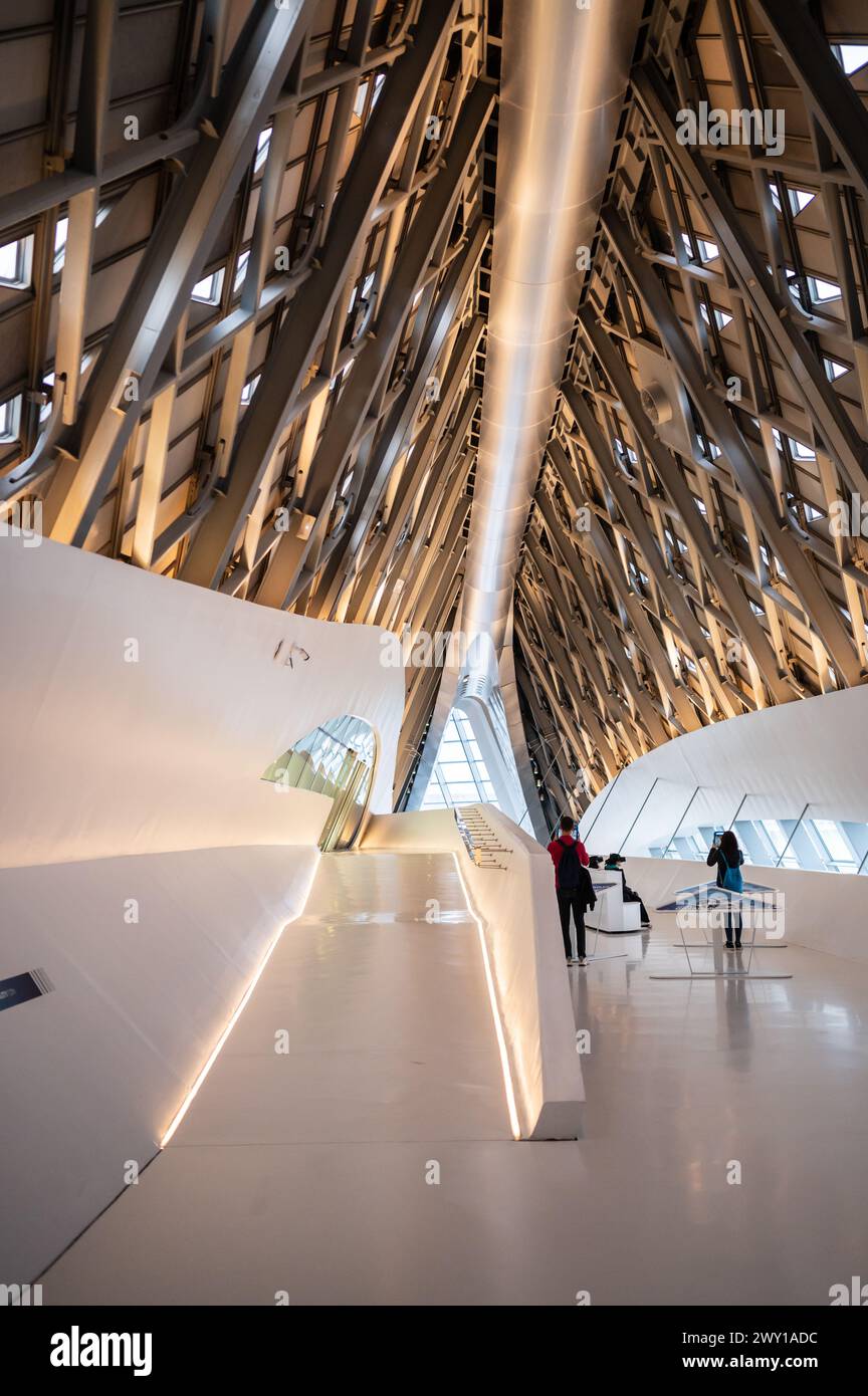 Mobility City Technology Museum in Zaha Hadid’s Bridge (Bridge Pavilion ...