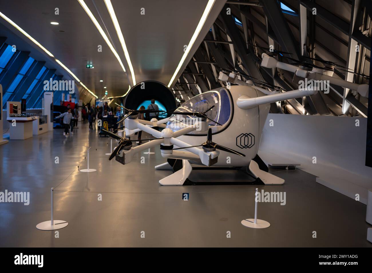 Crisalion Mobility urban air taxi. Mobility City Technology Museum in ...