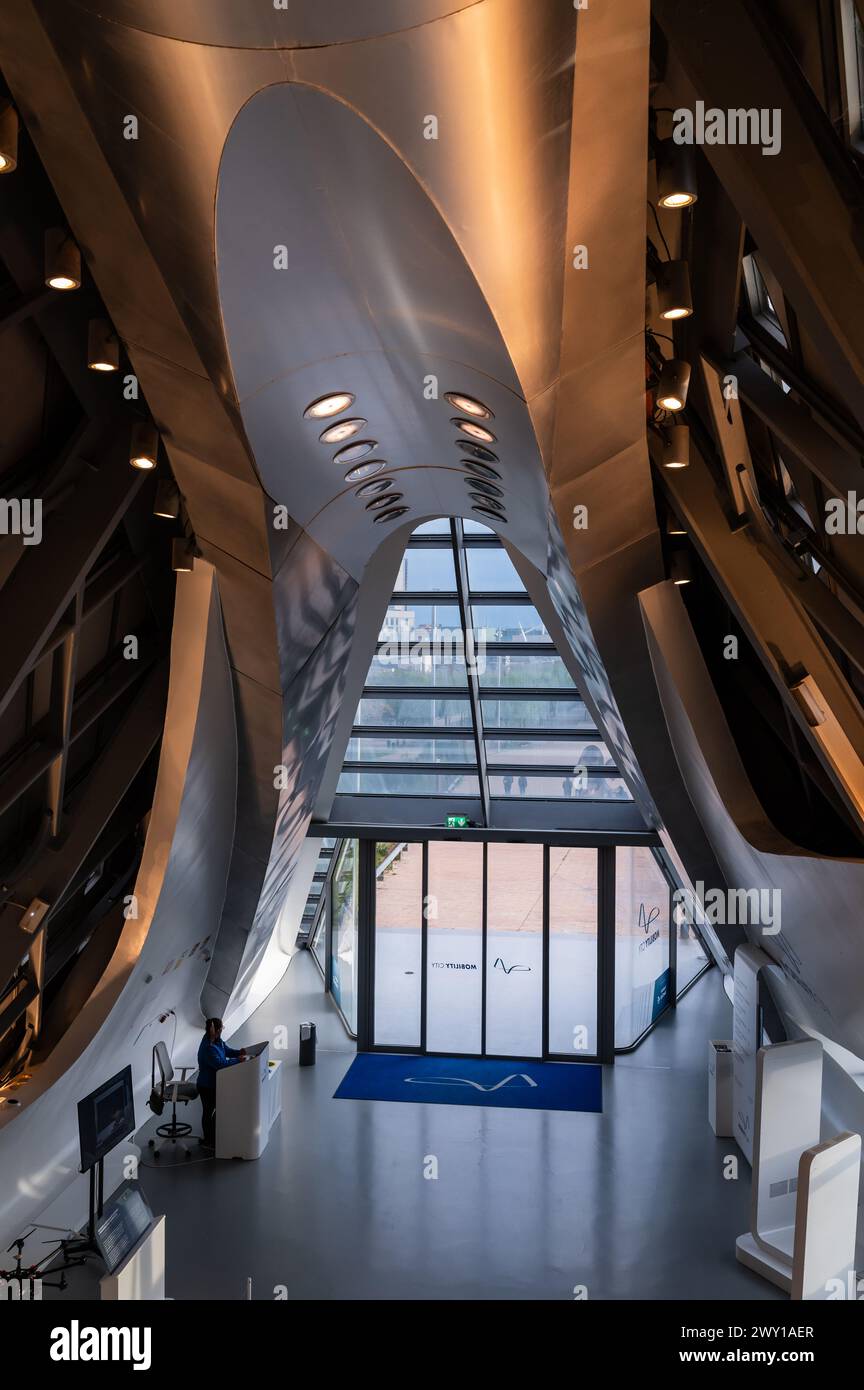 Mobility City Technology Museum in Zaha Hadid’s Bridge (Bridge Pavilion ...