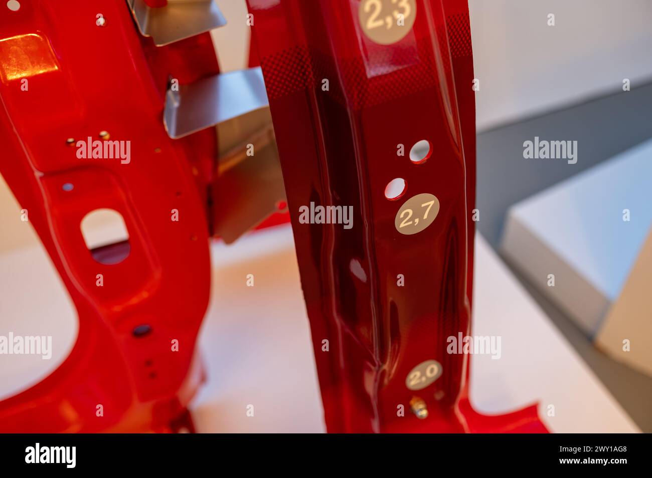 Hot formed ultra-high-strength steel. Mobility City Technology Museum ...