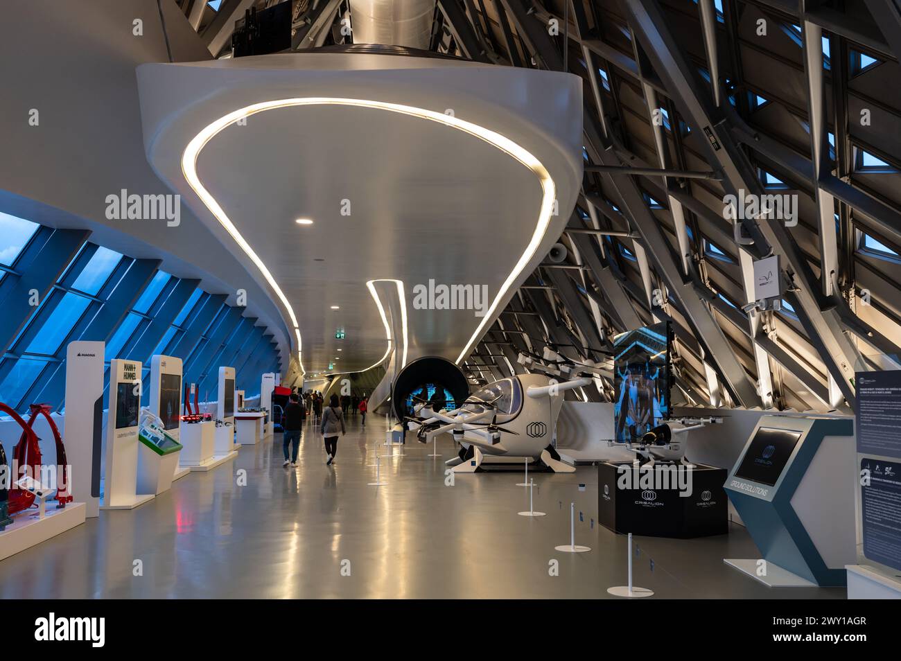 Mobility City Technology Museum in Zaha Hadid’s Bridge (Bridge Pavilion ...