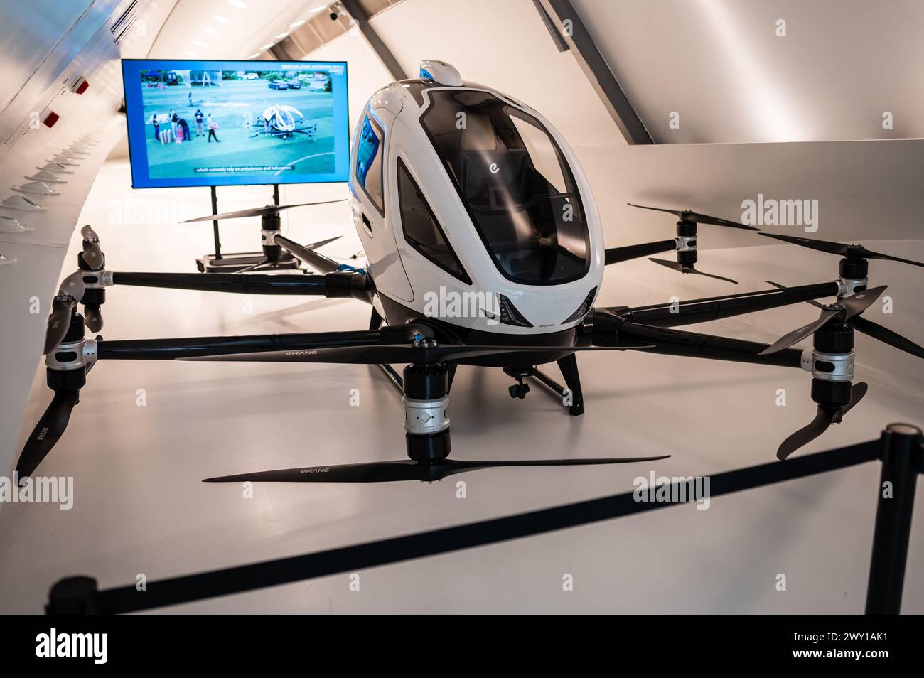 Ehang EH216-S, Autonomous Aerial Vehicle. Worlds first electric ...